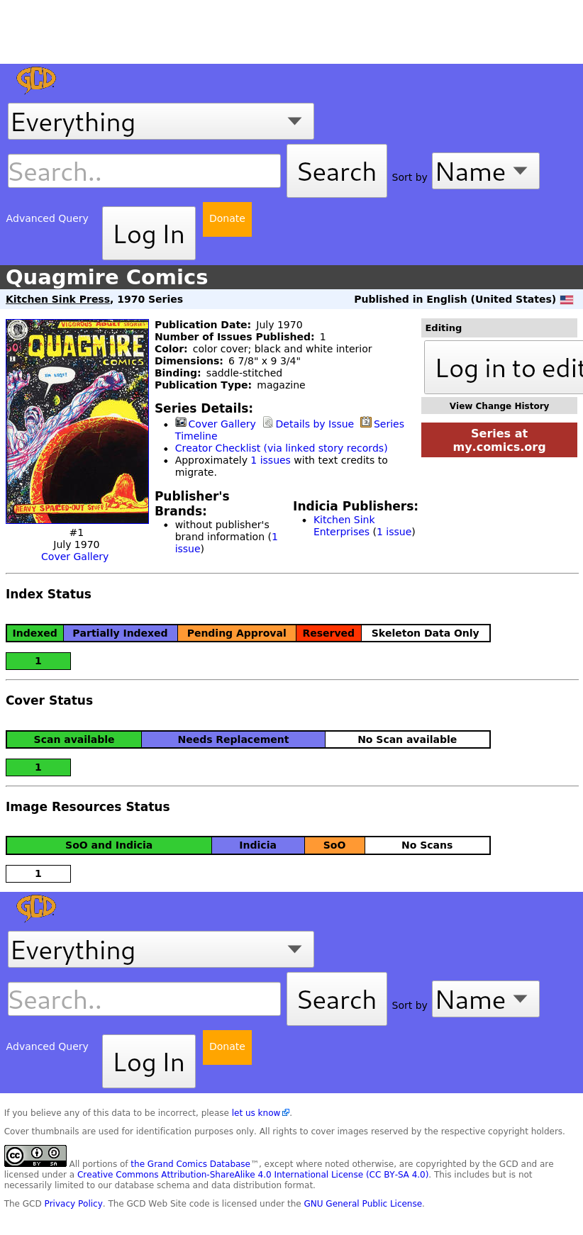 1970: Quagmire Comics | The Entire Kitchen Sink